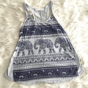 Tops | Hindi Inspired Elephant Tank | Poshmark